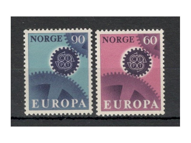 NORVESKA-MNH SET-EUROPA CEPT - 1967.