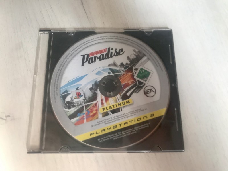 Burnout Paradise / PS3 Igra