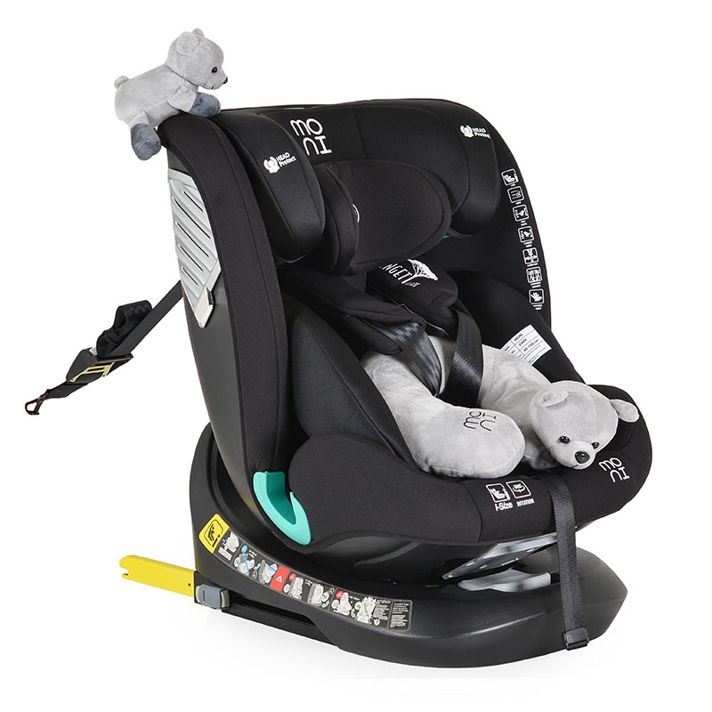 Moni Serengeti Isofix i-Size auto sedište 40-150cm Black