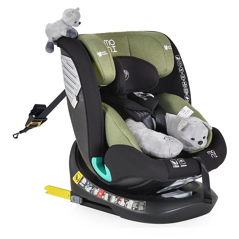 Moni Serengeti Isofix i-Size auto sedište 40-150cm Green