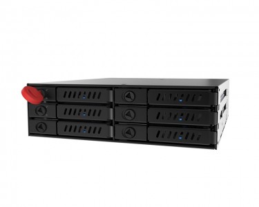 CHIEFTEC CMR-625 6 x 2.5" SATA rack fioka crna