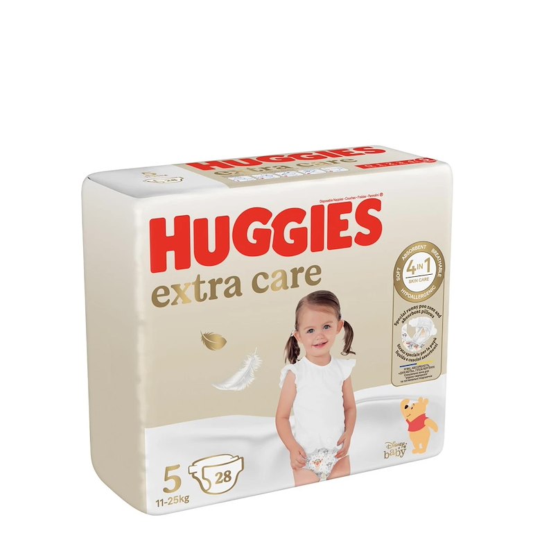 HUGGIES PELENE EXTRA CARE 5 11-25KG 28KOM