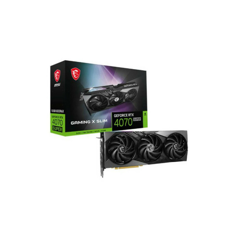 SVGA MSI Geforce RTX 4070 SUPER GAMING SLIM 12GB GDDR6, V513-619R