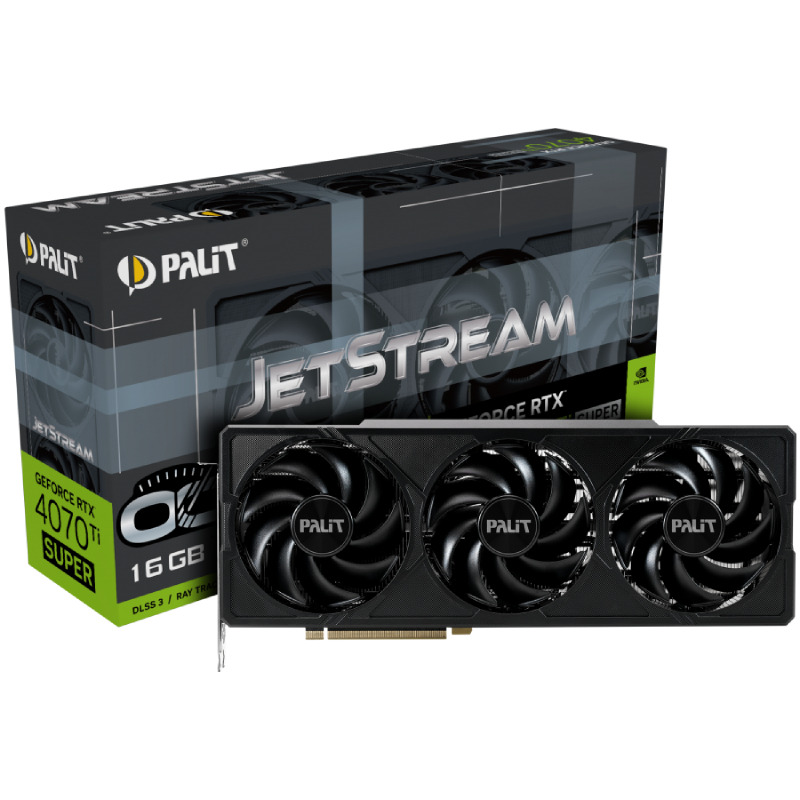 PALIT nVidia GeForce RTX 4070 Ti Super 16GB 256bit RTX 4070 Ti Super JetStream OC grafička karta