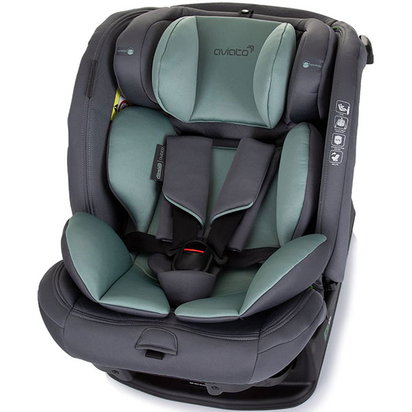 Auto Sedište za decu od 0-36kg Aviato Pastel Green Chipolino STKAVT02405PG