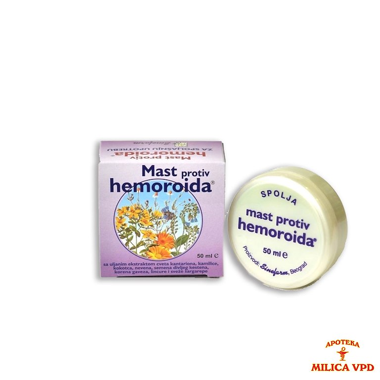 Mast protiv hemoroida 50ml Sinefarm