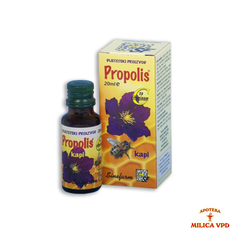 Sinefarm propolis kapi sa vitaminom C 20ml