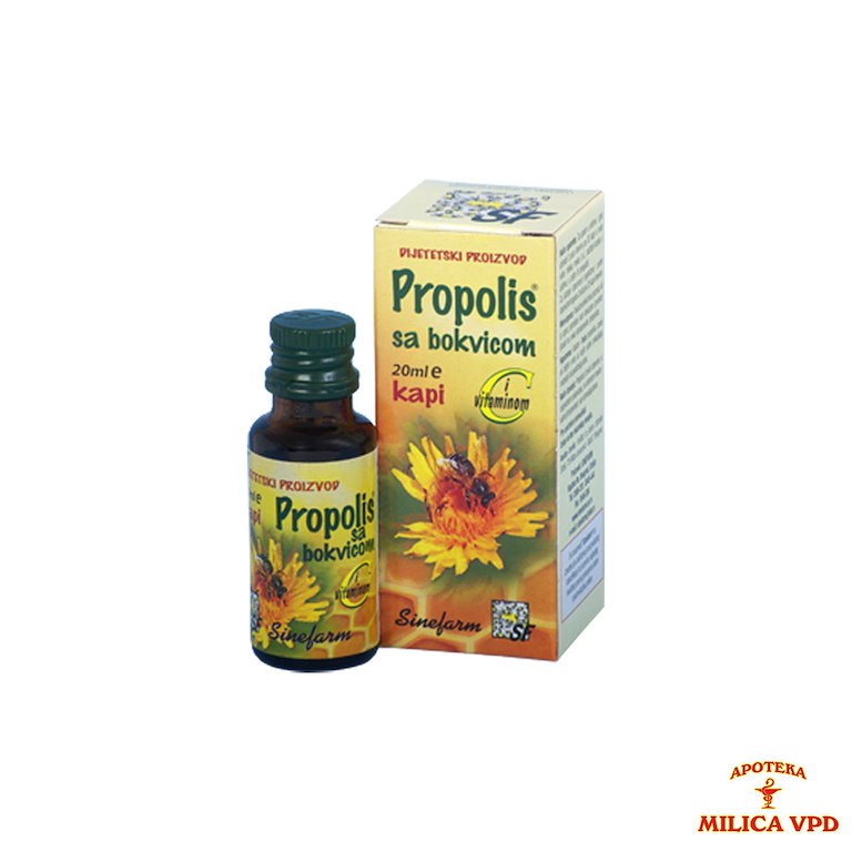 Propolis kapi sa bokvicom i vitaminom c 20ml Sinefarm