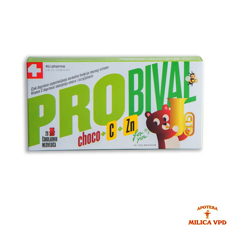 Probival CHOCO+C+ZN cokoladni medvedici A20