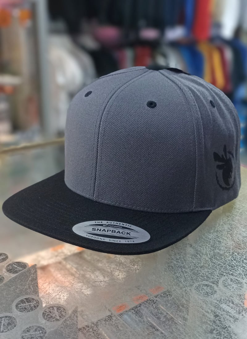 Качкет Flexfit snapback charcoal black челаП