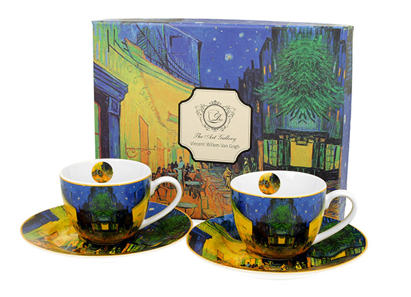 Set espresso šolja V.V.Gogh -Terrace at night / 2 90 ml