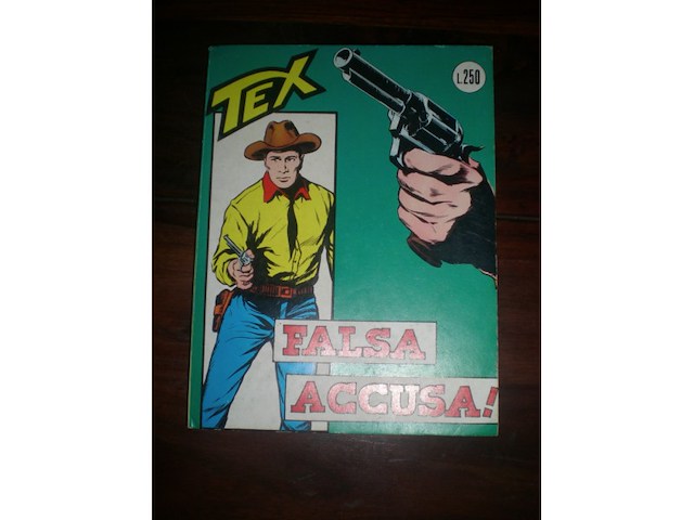 TEX 37 FALSA  ACCUSA   italijanski