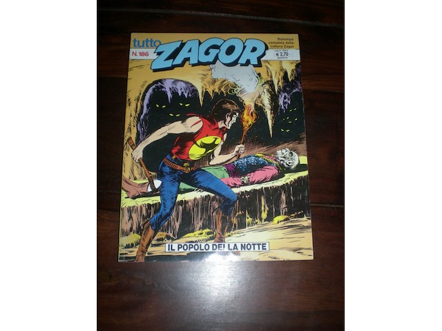 ZAGOR TUTTO 186 IL  POPOLO  DELLA  NOTTE