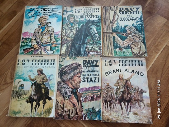 BLACKMOORE.DAVY CROCKETT, KOMPLET 1-6