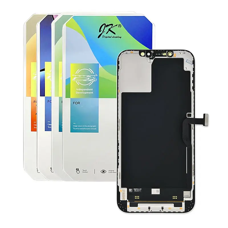 LCD za iPhone 12 Pro MAX + Touch Screen + Frame crni JK (Incell - FHD)