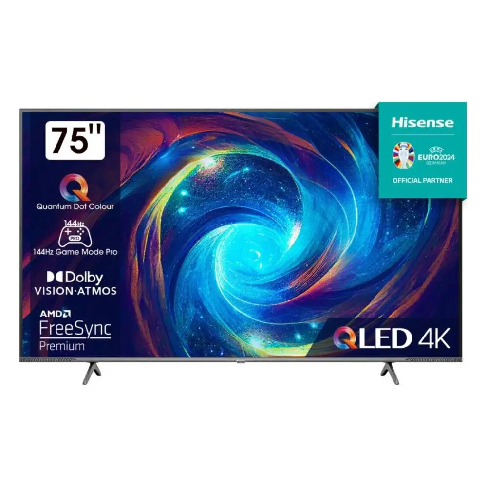 HISENSE 75E7KQ PRO Televizor, 75", Smart, QLED, 4K UHD, 120 Hz, VIDAA, Sivi