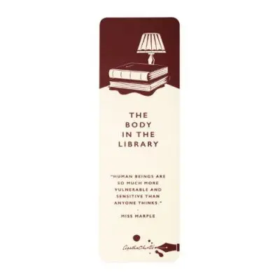 Bukmarker - Agatha Christie, The Body in the Library