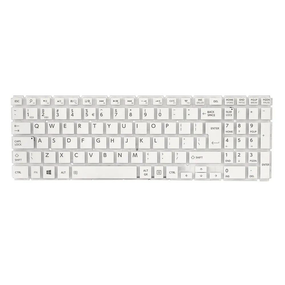 Tastatura za laptop Toshiba L50-B Veliki Enter bela