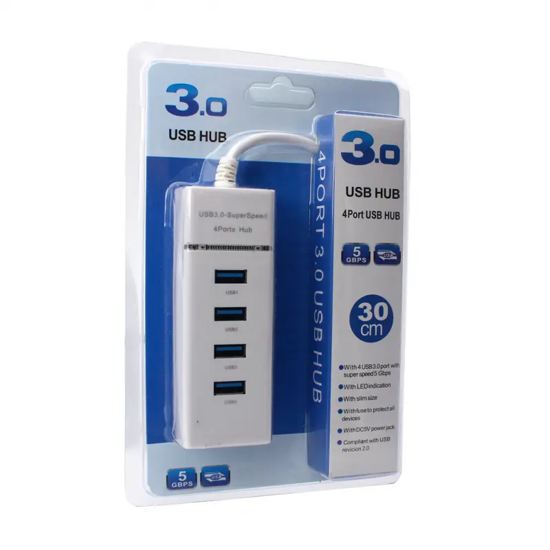 USB 3 HUB 4 porta JWD-U36 beli