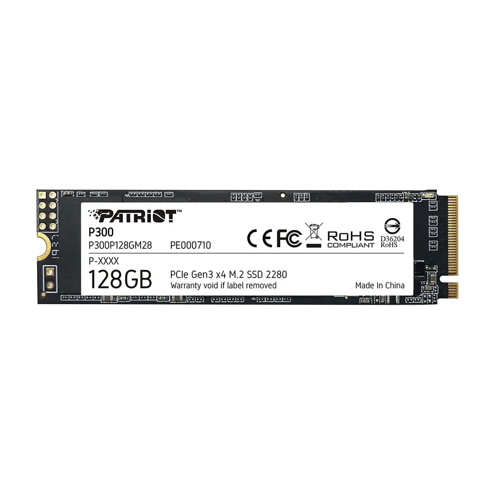 SSD M.2 NVMe 128GB Patriot P300 1600MBs/600MBs P300P128GM28US