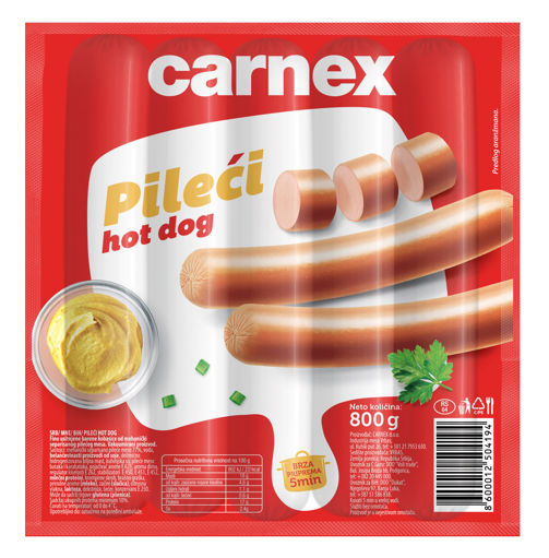 Carnex Pileći Hot Dog 800g