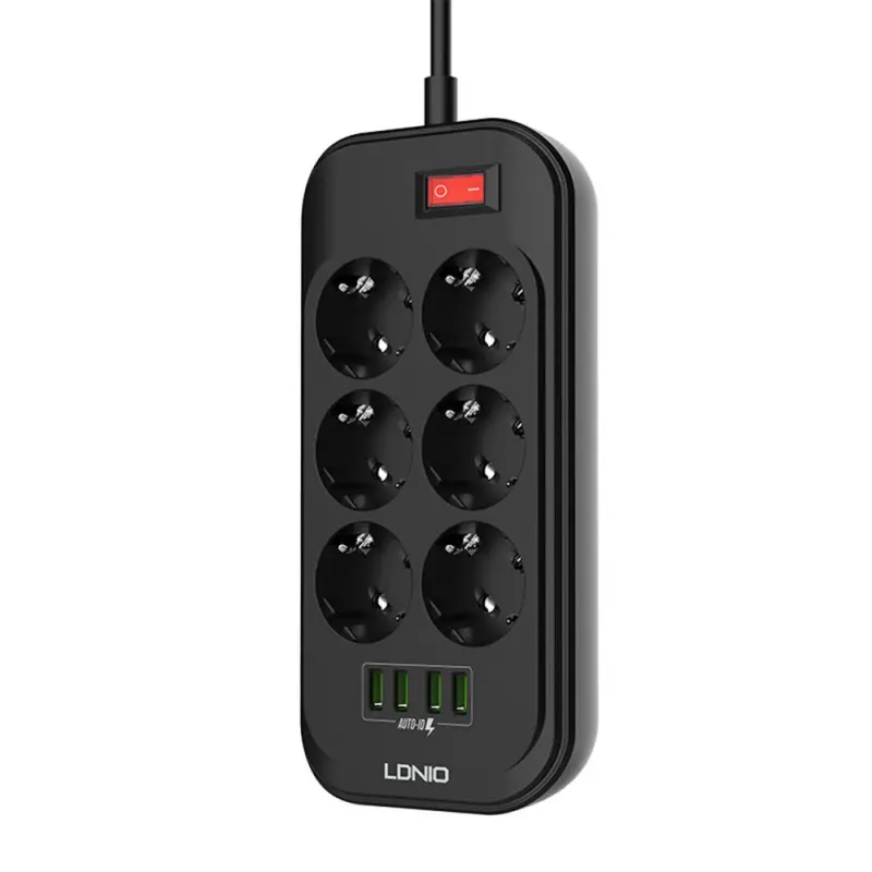 Produžni kabl LDNIO SE6403 6 uticnica 4xUSB 2.0m