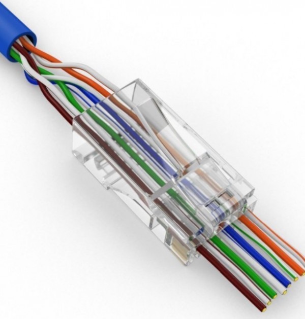 LC-PTF-01/100 CAT5 LAN UTP kategorije 5 EZ PROLAZNI KONEKTOR PNP88FZv2-R RJ45 cena za komad