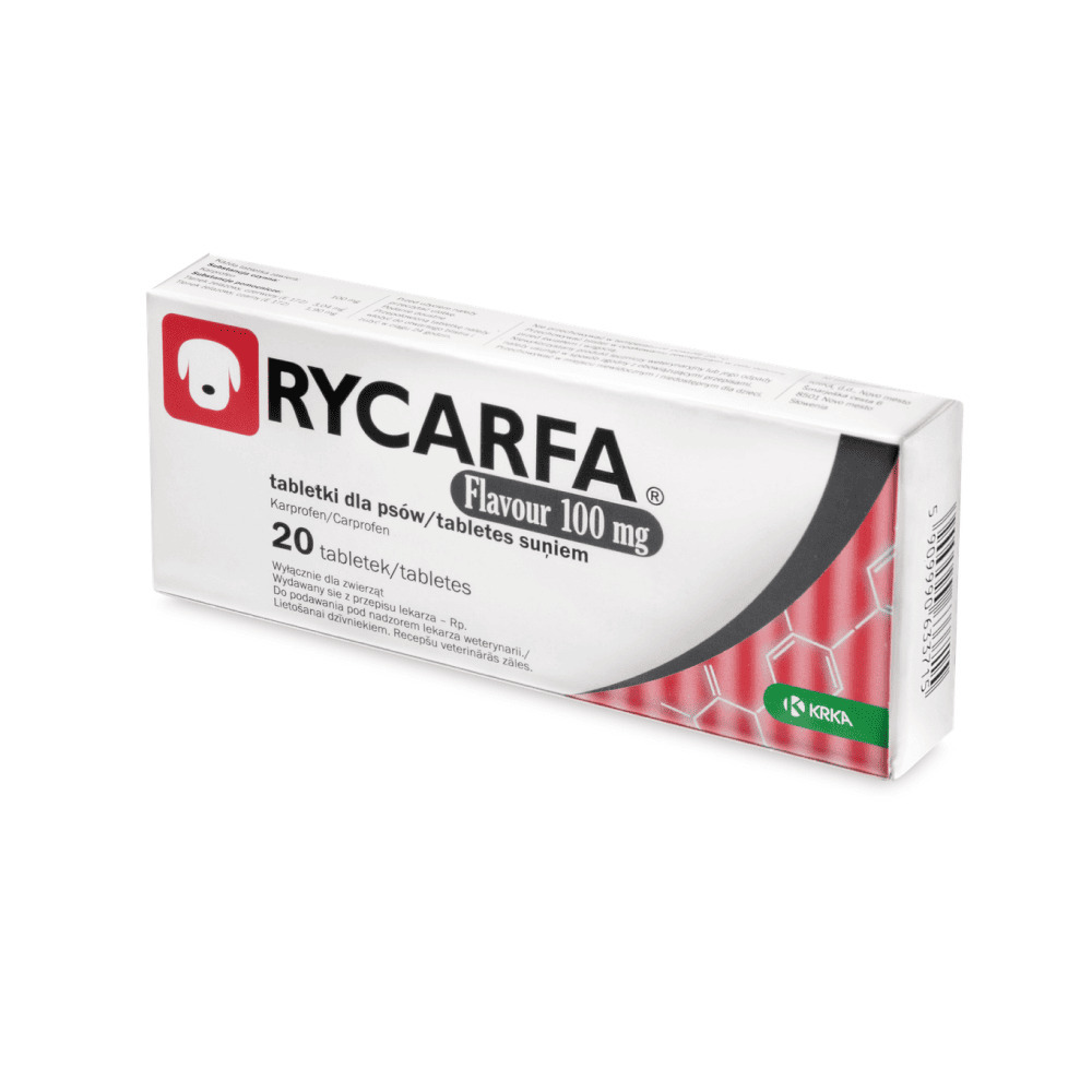 Krka Rycarfa Flavour Tableta za pse 100mg 1 komad