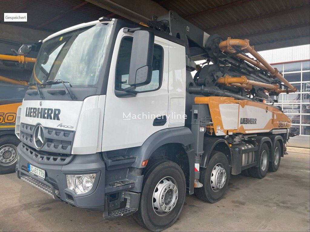 Liebherr THP 170H 36 M5 XXT na šasiji Mercedes-Benz AROCS 3246 pumpa za beton