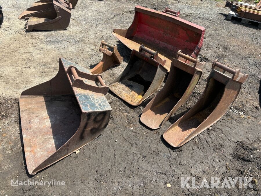 Prodaje se Skopor / Redskap - Totalt 6st kašiku za prednje utovarivač na aukciji