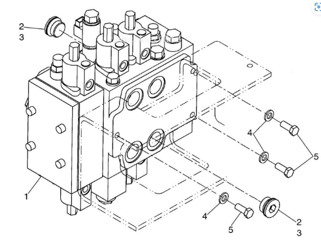 Case 47740561 hidraulični razvodnik za Case 621D 721D 721E 721F 721G 721G2 prednjeg utovarivača