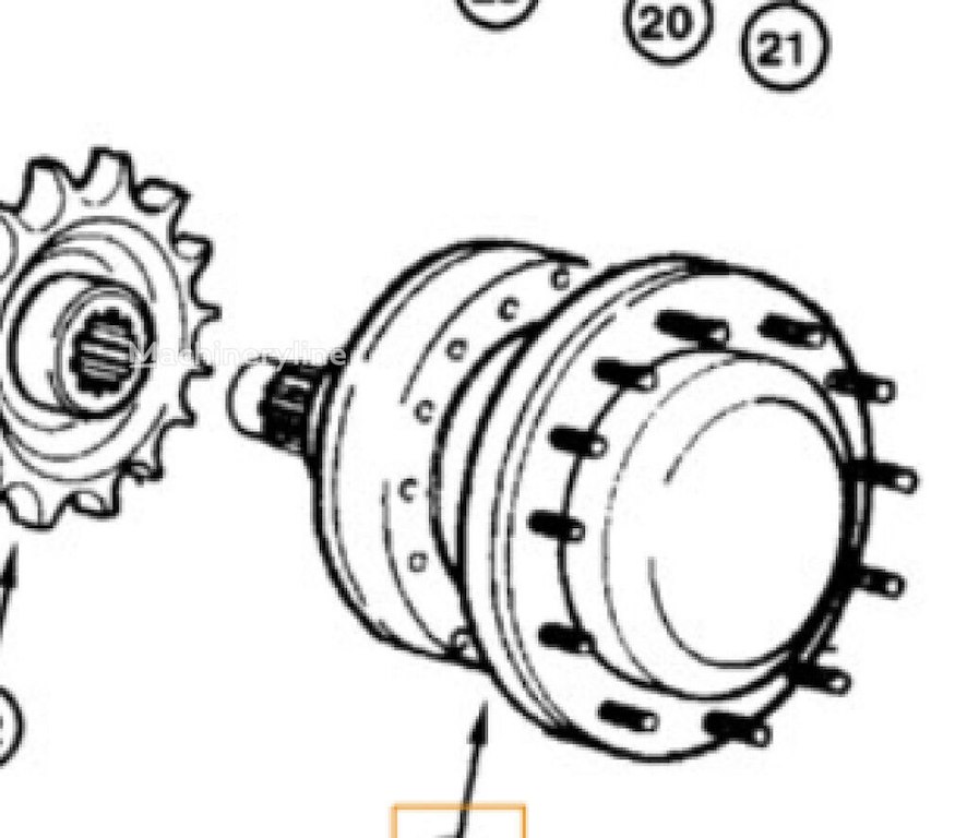 New Holland 75251694 75251694 krajnji pogon za New Holland F140 F140VP F170 F200 G140 grejdera