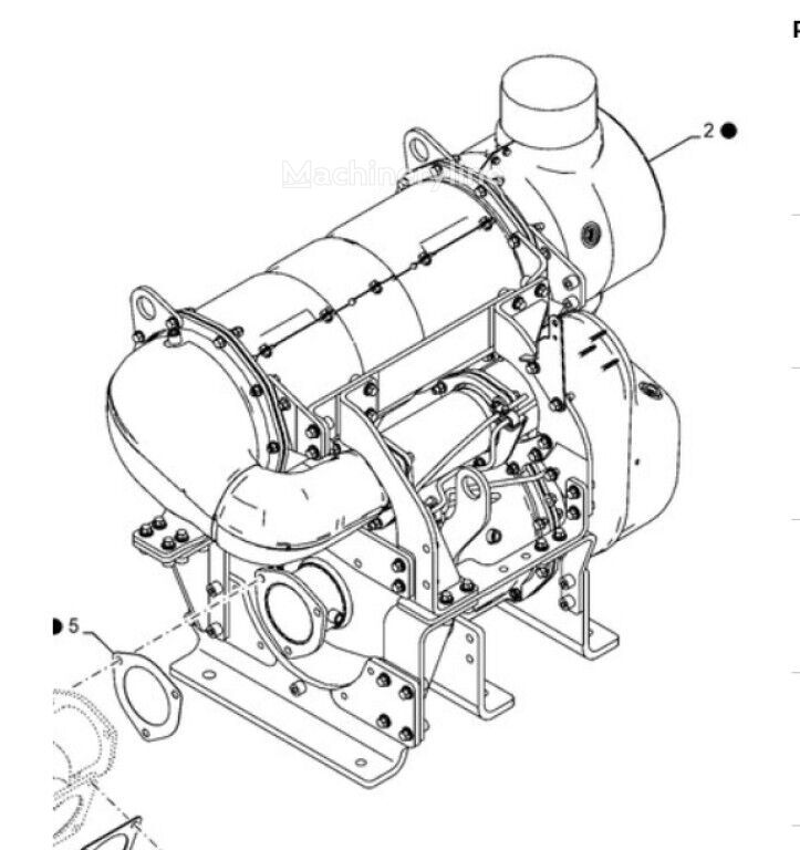Case KTH16170 motor za Case CX490D CX500D bagera