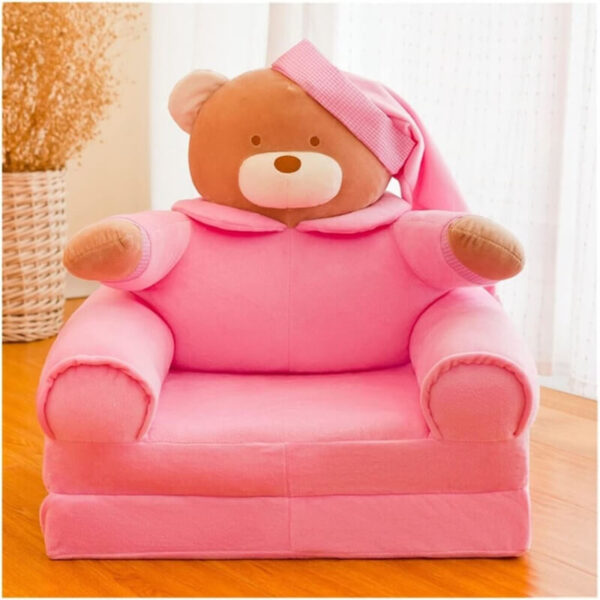 Dečija fotelja na rasklapanje Dream Pink Bear