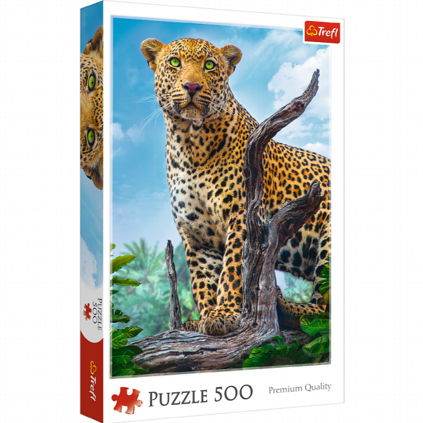 TREFL Puzzle 500 delova Divlji leopard