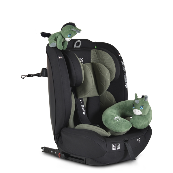 Cangaroo Autosedište za decu I-Safe 76-150cm Isofix Green CAN1554