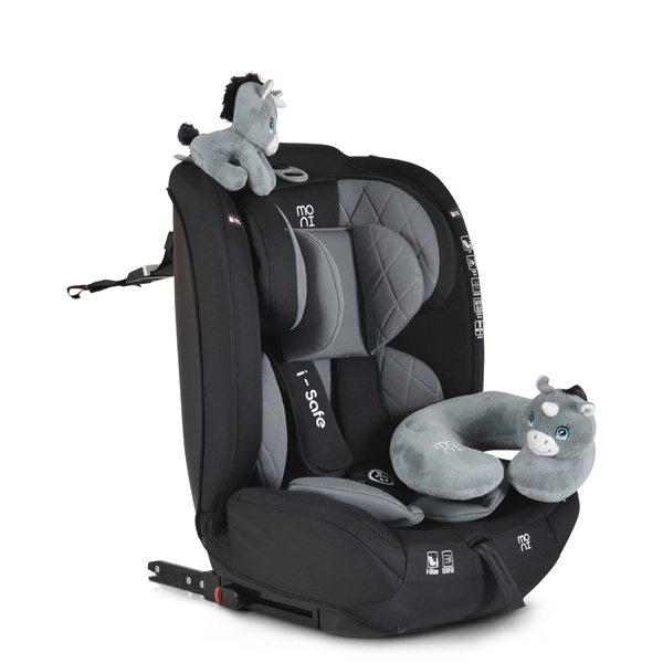 Cangaroo Autosedište za decu I-Safe 76-150cm Isofix Grey CAN1561