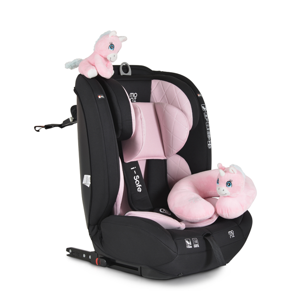 Cangaroo Autosedište za decu I-Safe 76-150cm Isofix Pink CAN1578