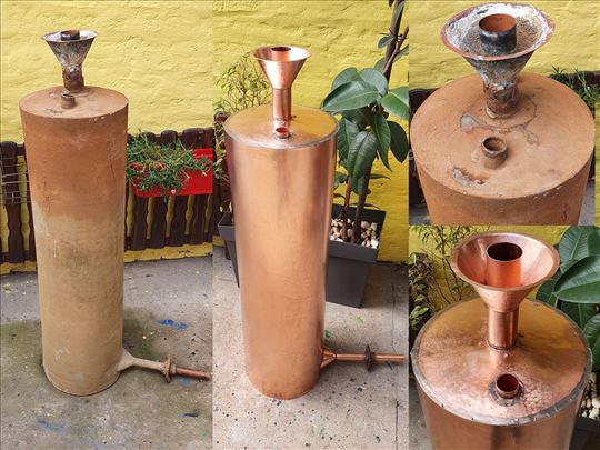 Novi bakarni cilindar - Kiler za kazan za rakiju