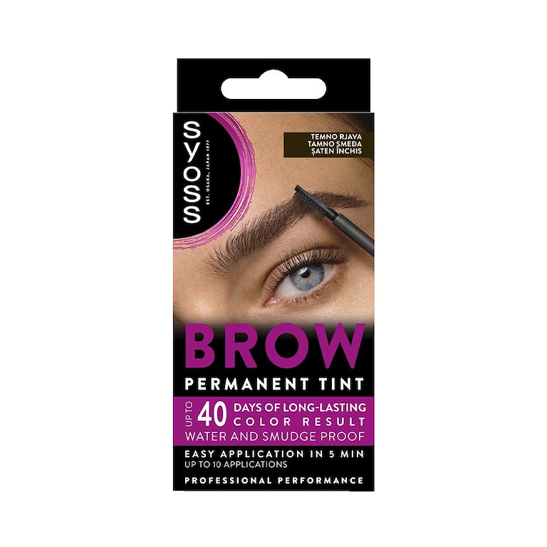 Syoss boja za kosu brow tint dark brown syoss