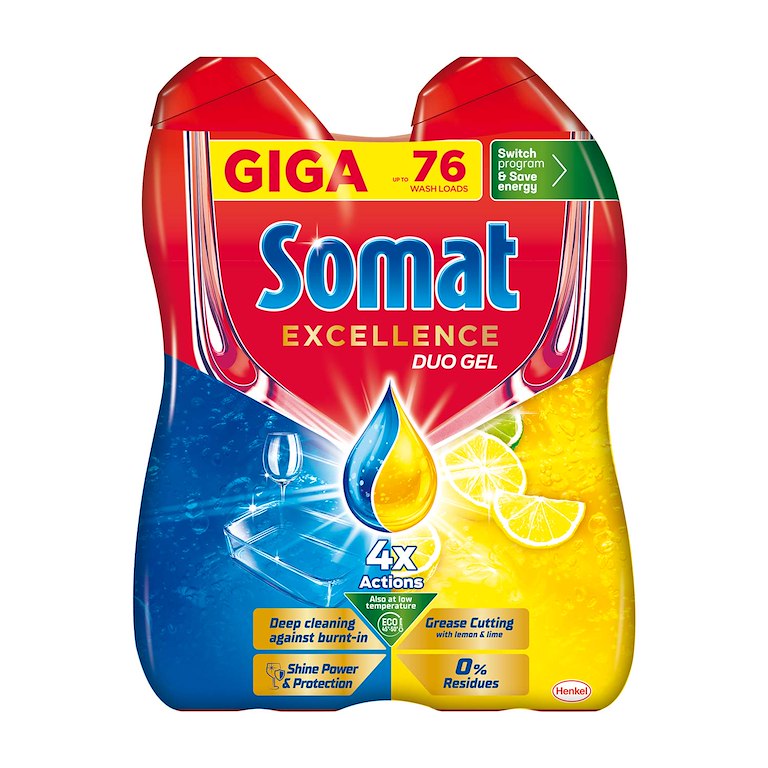 Somat gel duo excellence lemon 1368ml somat
