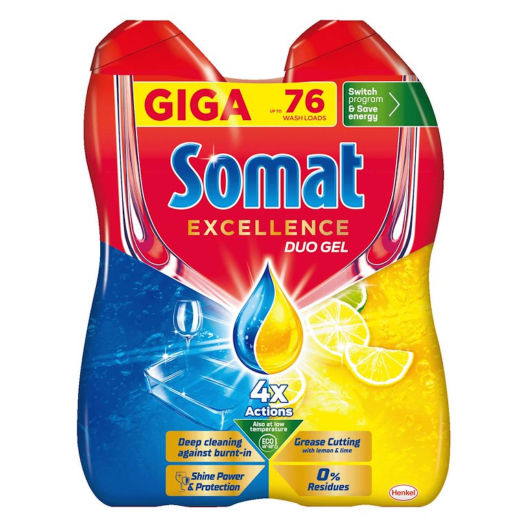 Somat gel duo excellence lemon 1368ml somat