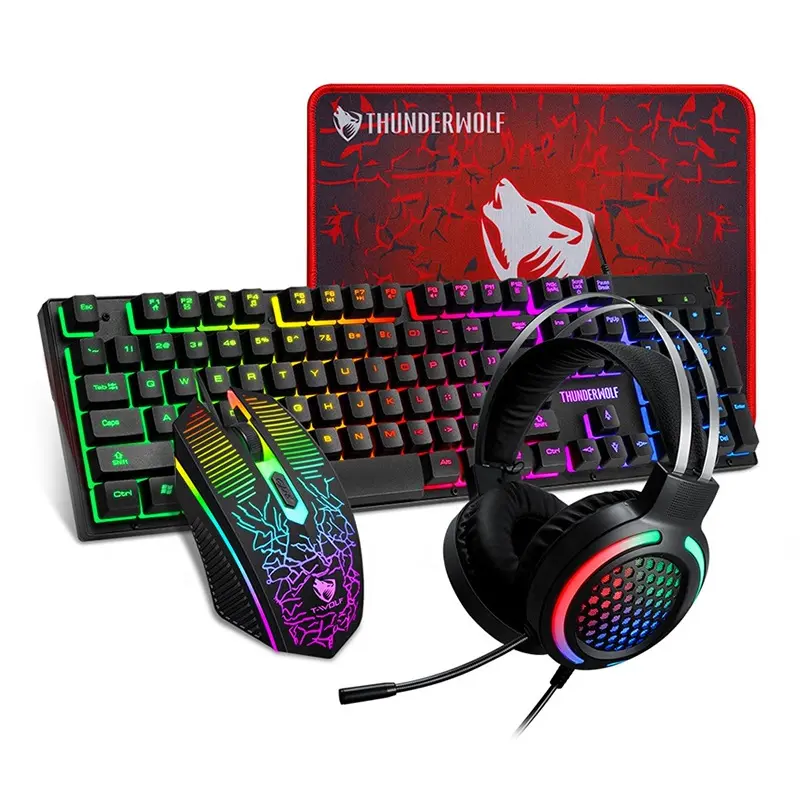 Combo set Gaming T-Wolf TF400 4u1