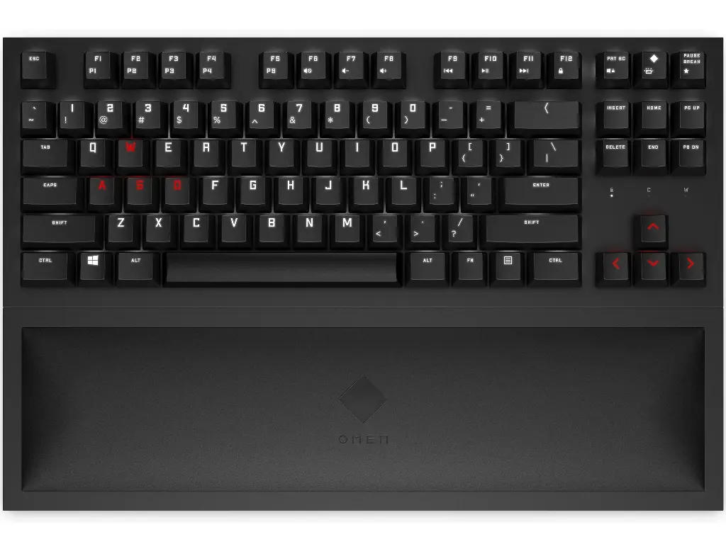 HP Gaming bežična tastatura OMEN Spacer/palm rest crna
