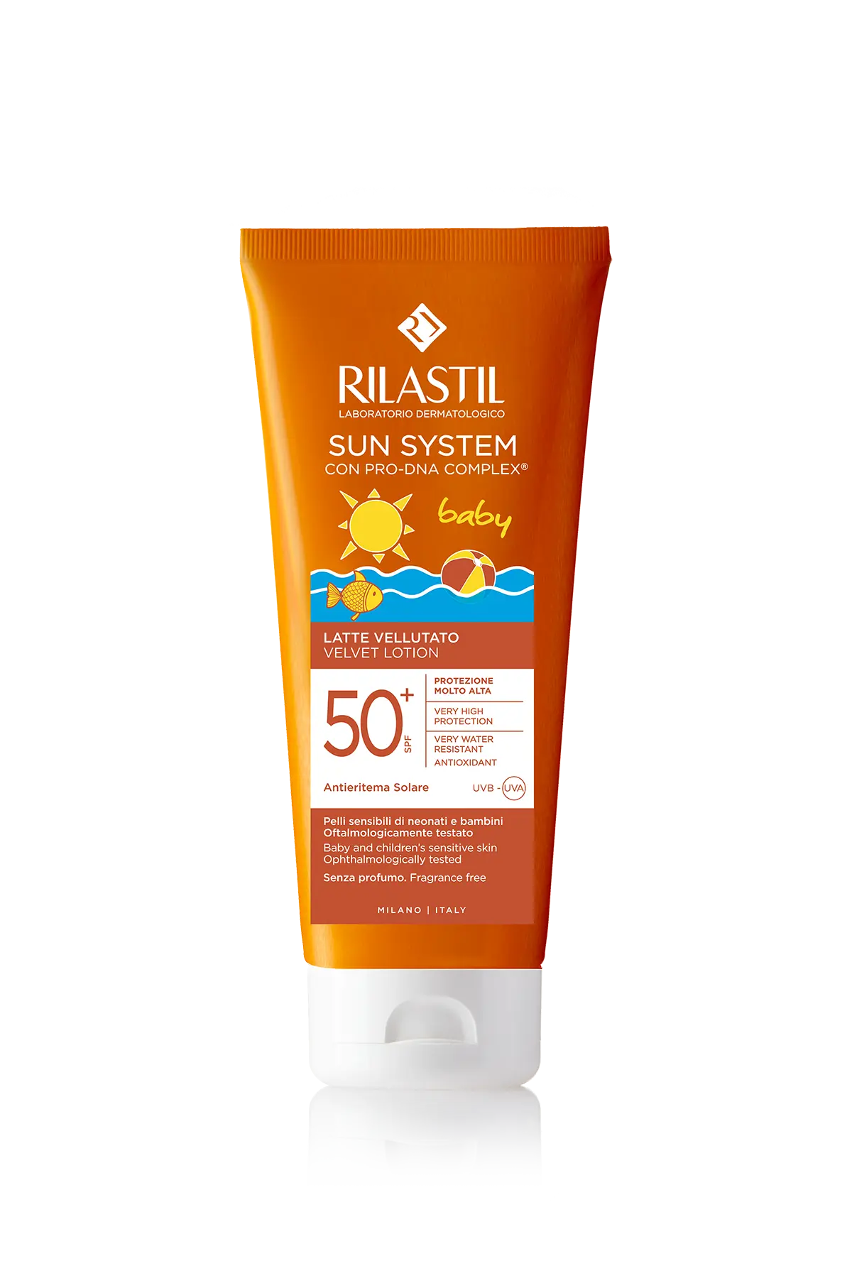 RILASTIL Baby losion SPF 50+ Sun System Velvet 200ml