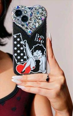 Betty Boop crna maska iPhone