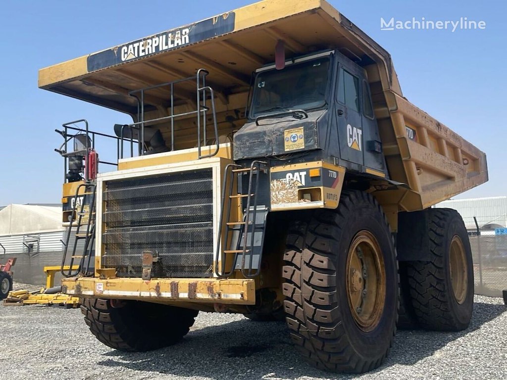 Caterpillar 777D damper sa krutom šasijom