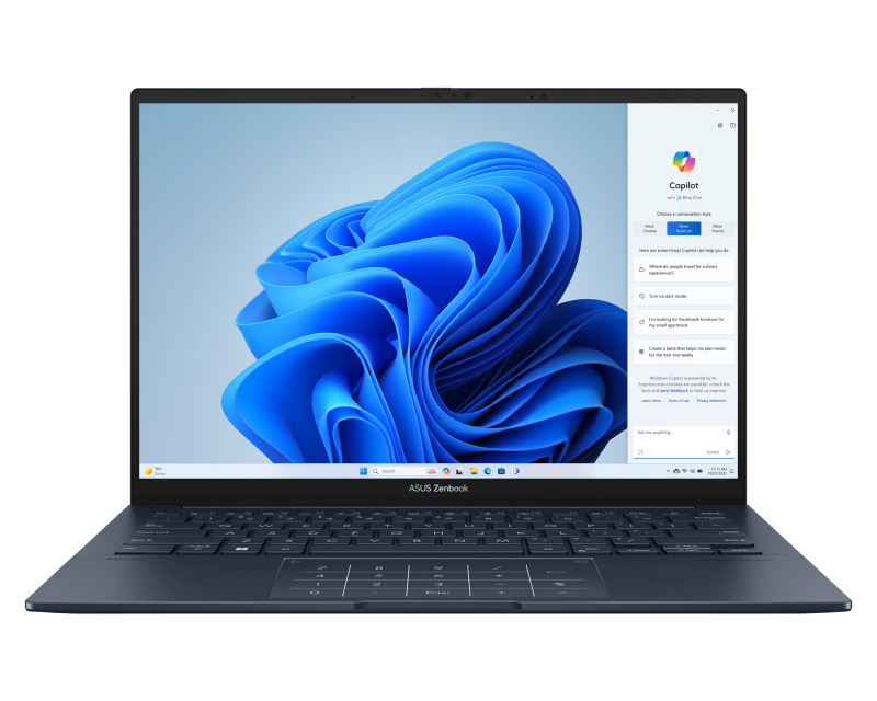 Laptop Asus ZenBook 14 OLED UX3405MA-QD379W, 14 FHD OLED, Intel Core Ultra 7 155H, 16GB RAM, SSD 1TB, Windows 11 HomeID: EK000609629