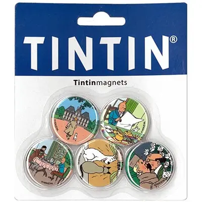 Moulinsart Magnet - Tintin, Pack Moulinsart Castle