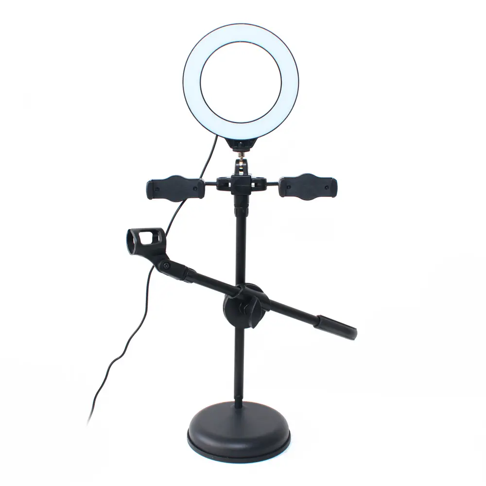 LED lampa 2x holder za mobilni + držač za mikrofon